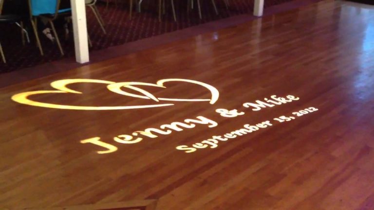 Monogram Design and Projector for Weddings Ireland